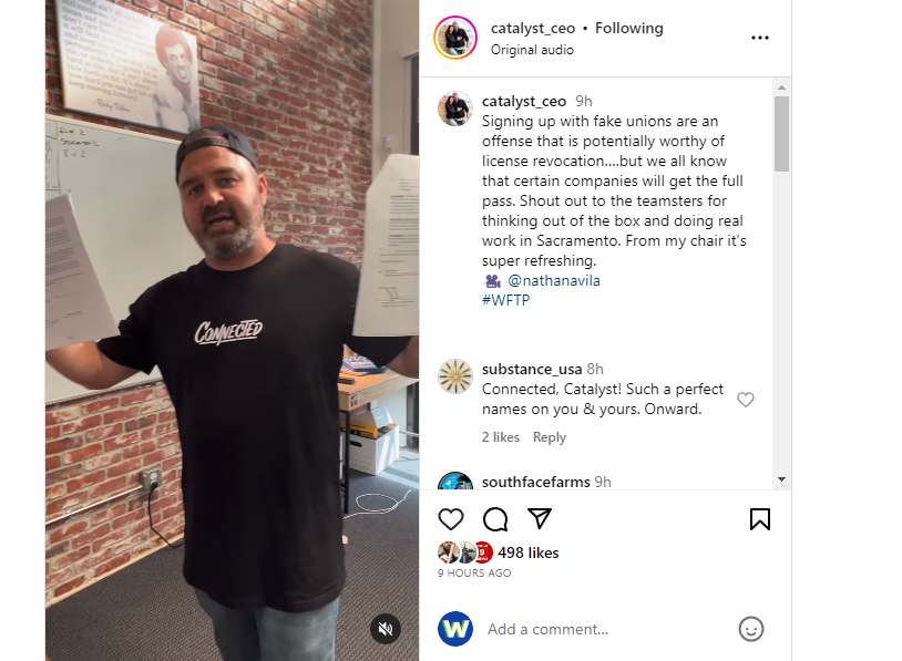BREAKING: Catalyst CEO alleges Glass House had "fake union" contract ...